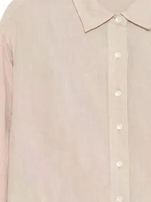 JAMES PERSE Linen Shirt - Brown