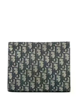 Dior 2000-2026 Oblique Canvas Clutch Bag - Blue