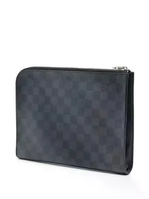 LOUIS VUITTON 2018 Damier Graphite Pochette Jour Mm Clutch Bag