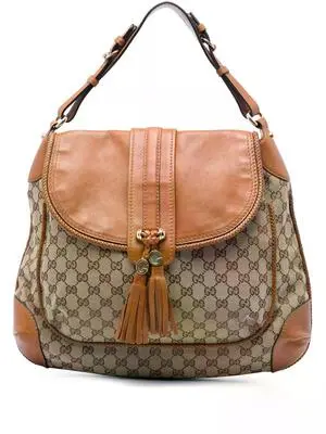 Gucci 2016-2026 Gg Canvas Marrakech Shoulder Bag - Neutrals