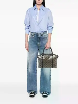 Gucci 2016-2026 Medium Gg Crystal Charm Dome Satchel