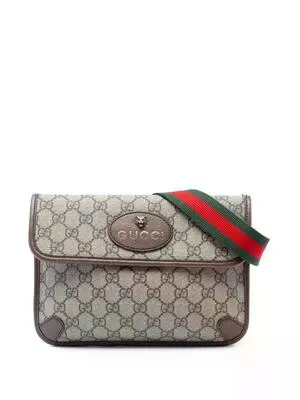 Gucci 2016-2026 Gg Supreme Web Neo Vintage Belt Bag - Neutrals