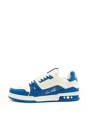 LOUIS VUITTON Trainer Monogram Sneakers - White