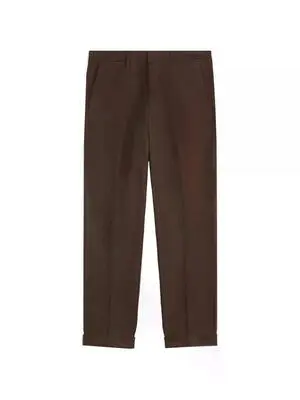 FAY Capri Front Pockets Trousers - Brown