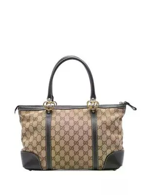 Gucci 2016-2026 Gg Canvas Lovely Tote Bag - Brown