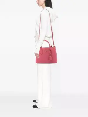 Prada 2010-2026 Medium Saffiano Cuir Double Satchel