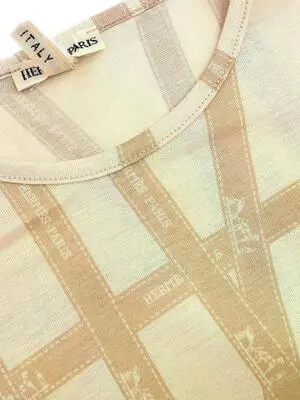 Hermès 1990-2000s Logo-print T-shirt