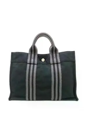Hermès 1990-2010 Canvas Fourre Tout Pm Tote Bag