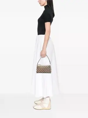 Gucci Gg Canvas Abbey D-ring Pochette Handbag