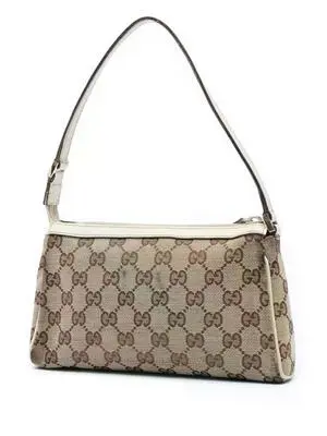 Gucci Gg Canvas Abbey D-ring Pochette Handbag