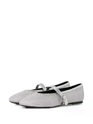 Karl Lagerfeld Karo Gemstone Mary Jane Flats