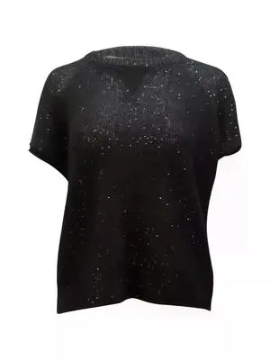ATM Anthony Thomas Melillo Sequin Embellished Knitted Sweater