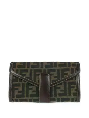 Fendi 2008 Zucca Wallet - Brown