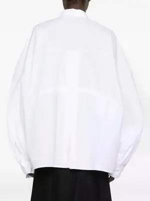 THELATEST E-dalida Oversized Drawstring Shirt - White
