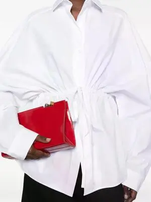 THELATEST E-dalida Oversized Drawstring Shirt - White
