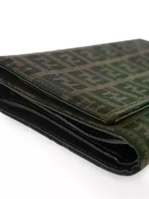 Fendi 2001 Zucchino Trifold Wallet
