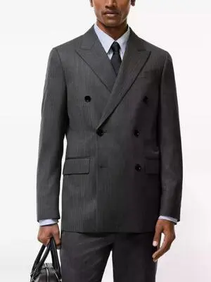 Burberry Double-breasted Blazer - Grey