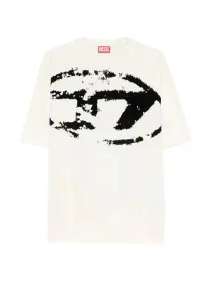 DIESEL® Oval D T-shirt - Neutrals