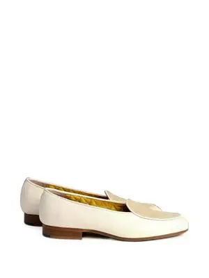 FORTELA Hampton Sheepskin Loafers - White