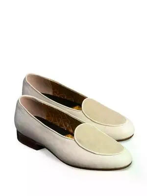 FORTELA Hampton Sheepskin Loafers - White