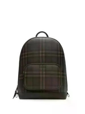 Burberry City Check Zip Backpack - Brown