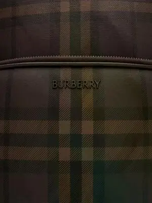 Burberry City Check Zip Backpack