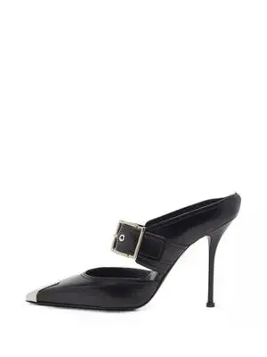 Alexander McQueen Punk Buckled Mules