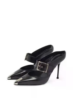 Alexander McQueen Punk Buckled Mules