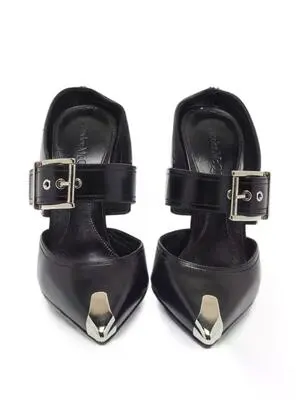 Alexander McQueen Punk Buckled Mules