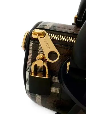 Burberry Mini Check Bowling Bag