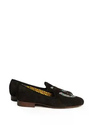 FORTELA Broadway Horse Suede Slippers