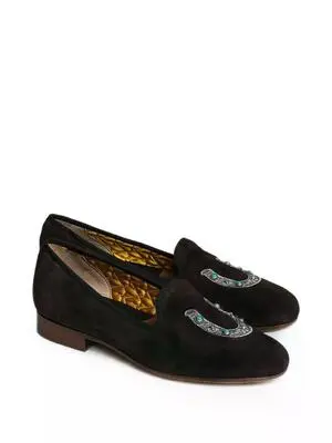 FORTELA Broadway Horse Suede Slippers