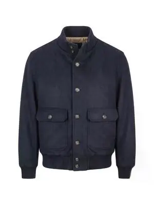 BARBA NAPOLI Cashmere Button-up Jacket