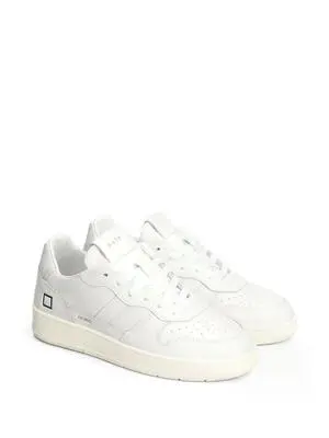 D.a.t.e. Court 2.0 Basic Perforated Panelled Low-top Sneakers - White