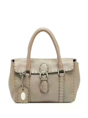 Fendi 2005 Linda Leather Tote Bag