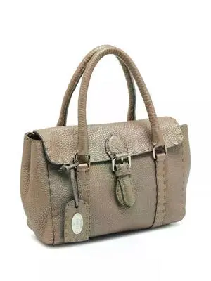 Fendi 2005 Linda Leather Tote Bag