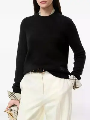 Burberry Cashmere Sweater With Knight Motif