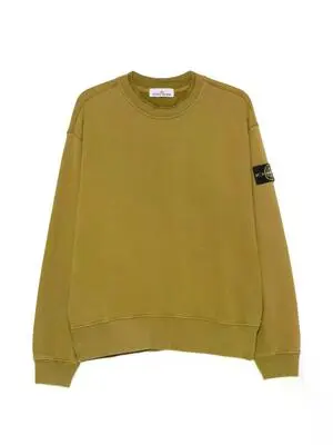 Stone Island Logo-patch Sweatshirt - Green