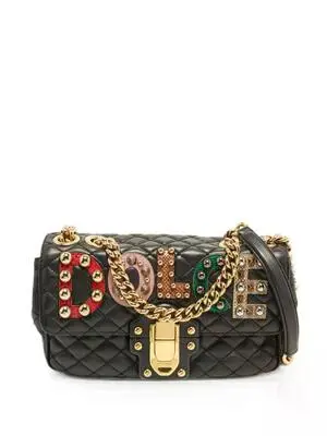 Dolce & Gabbana Lucia Studded Shoulder Bag