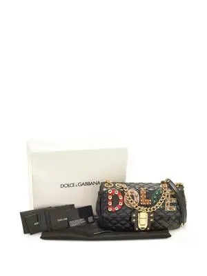 Dolce & Gabbana Lucia Studded Shoulder Bag