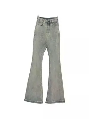 Rick Owens High-waisted Flared Jeans - Blue
