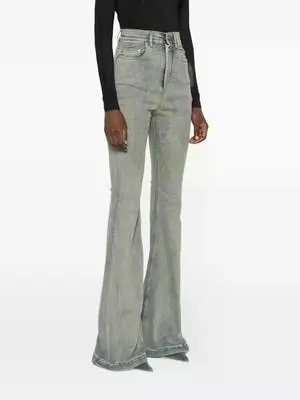 Rick Owens High-waisted Flared Jeans