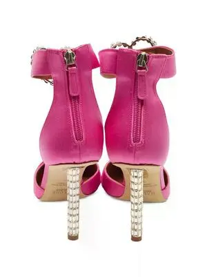 MALONE SOULIERS Camille Heart-buckle Pumps
