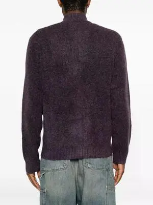 Carhartt Work In Progress Curtis Logo-embroidered Cardigan - Purple