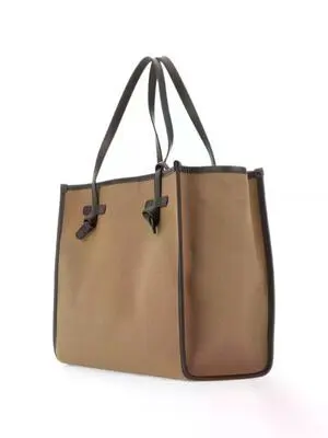 MARCELLA CLUB Marcella Leather-trimmed Tote Bag