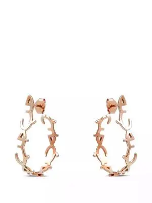 BIL ARABI Calligraphy Hoop Earrings