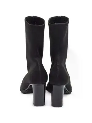 Alexander McQueen Scuba Front-zip Ankle Boots