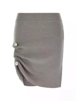 Giuseppe Di Morabito Draped Crystal-embellished Mini Skirt