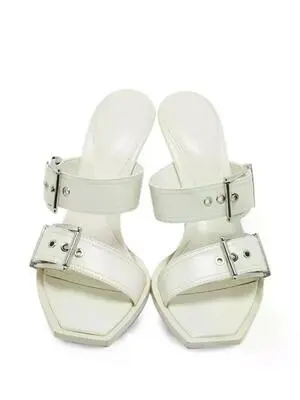 Alexander McQueen Punk Buckle Slide Sandals