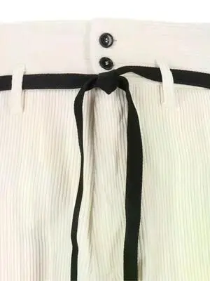 Barena Venezia Candiano Belted Corduroy Trousers - Neutrals